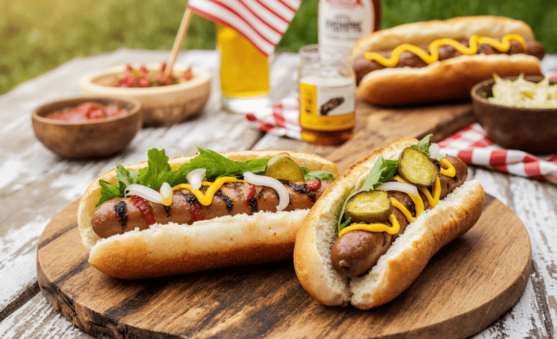 Quick All-Beef Hot Dogs Recipe for National Hot Dog Day 2025 | Pork ...